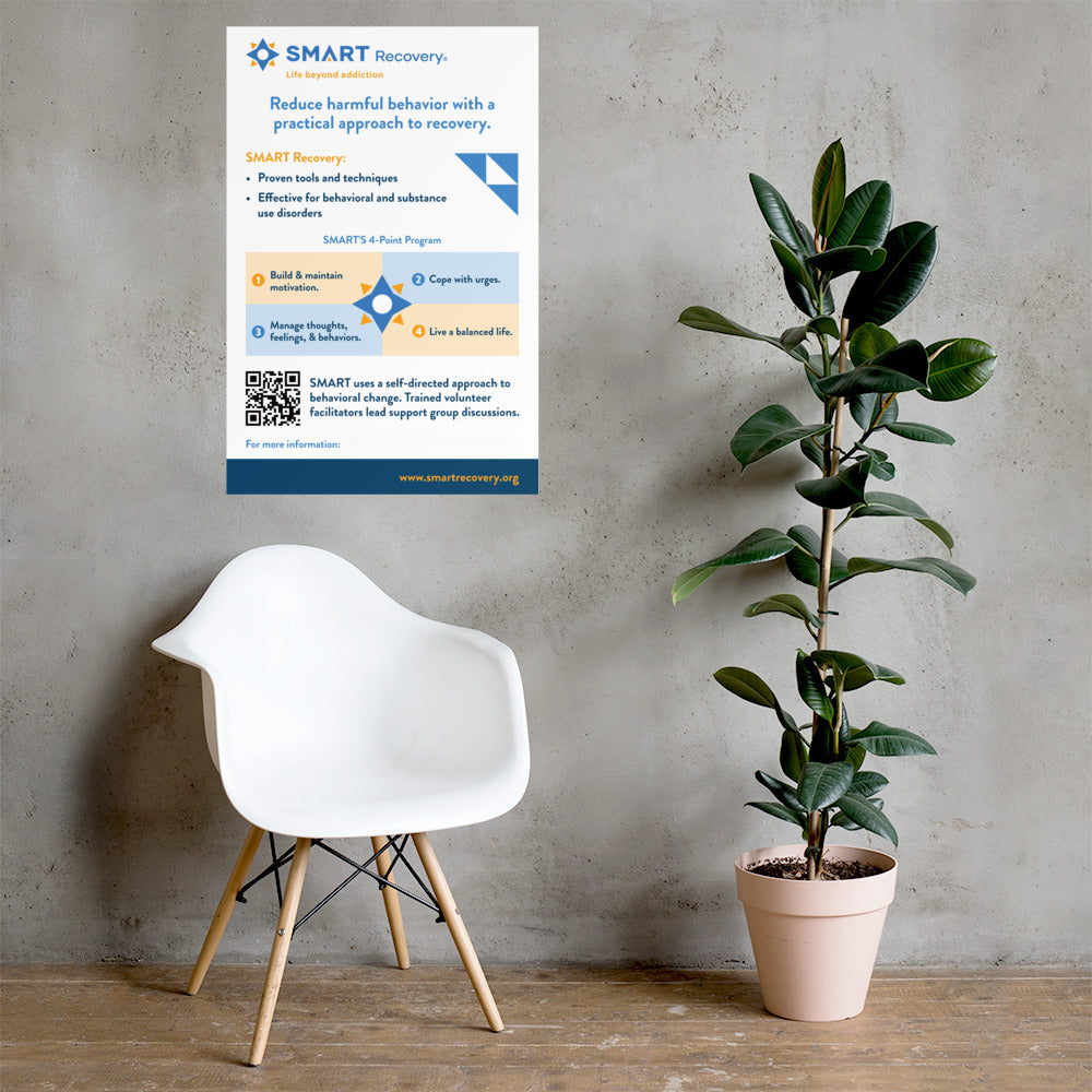 Poster "Reduce Harmful Behavior" – SMART Recovery USA Shop